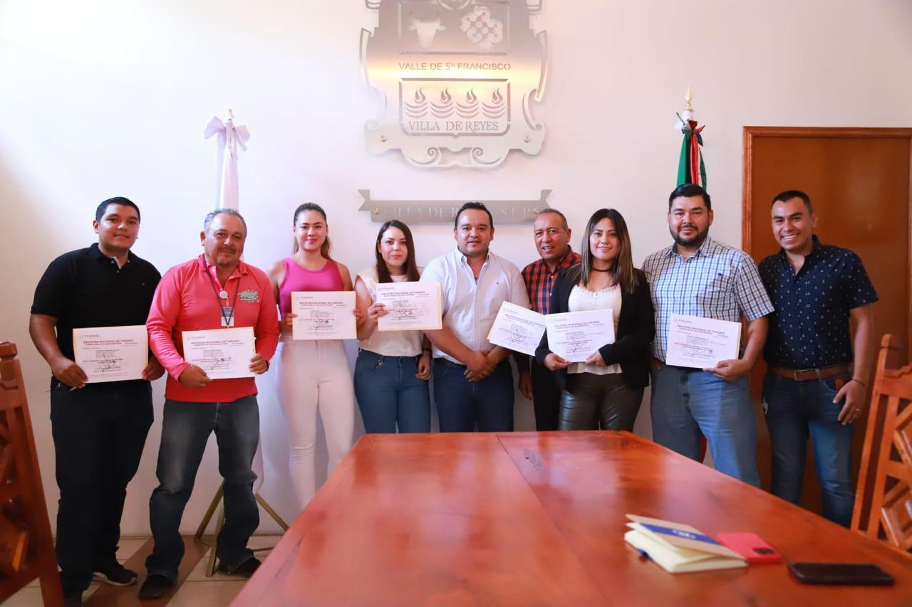 13 prestadores de servicios turísticos de Villa de Reyes son parte ya del Registro Nacional de ...