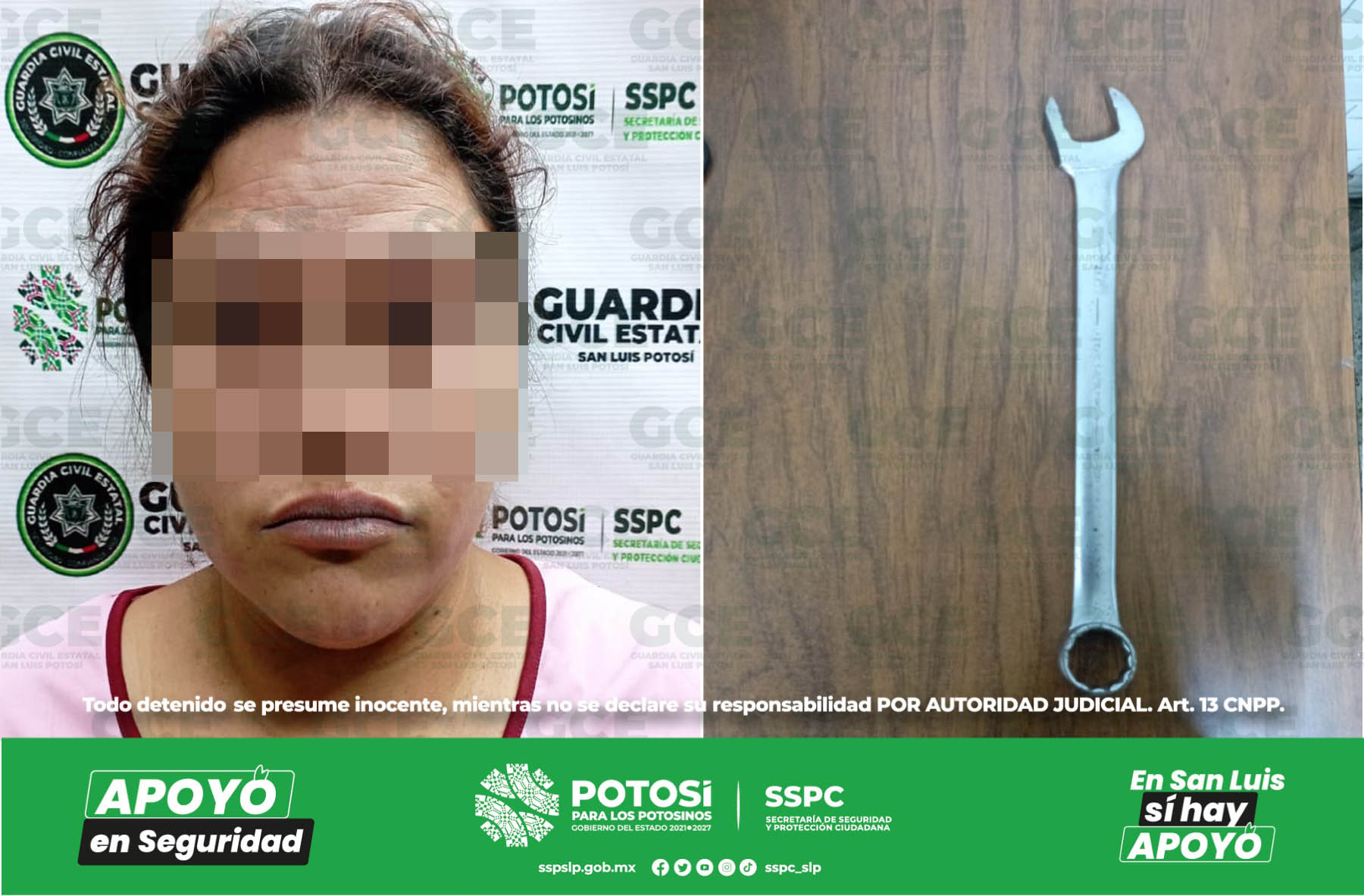 Una mujer que presuntamente allanó una vivienda, es detenida por guardia civil estatal - OPINION ...