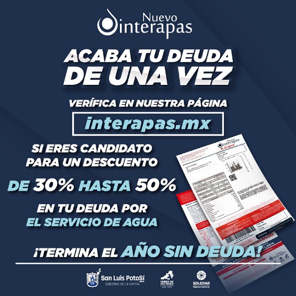 INTERAPAS PONE EN MARCHA EL PROGRAMA DE CARTERA VENCIDA “ACABA TU DEUDA ...