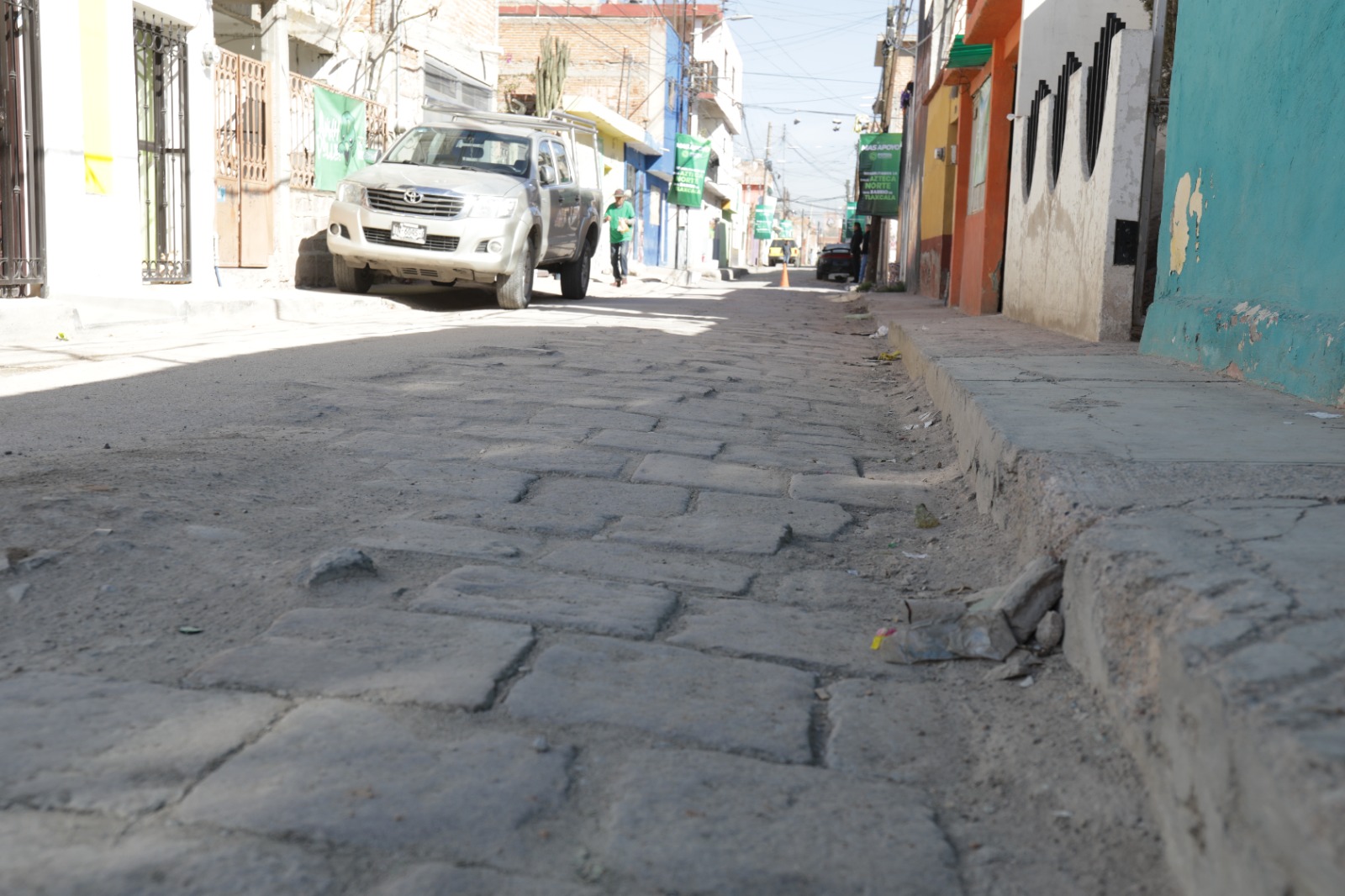 Arranca pavimentación de calle Azteca Norte, en Barrio Tlaxcala ...