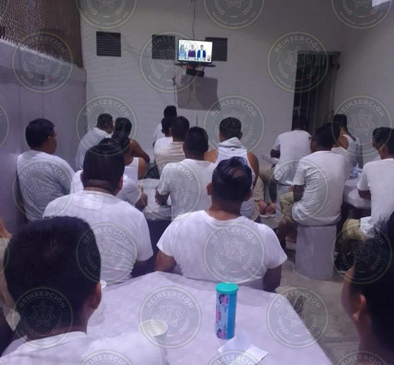 PERSONAS PRIVADAS DE LA LIBERTAD OBSERVARON EL SEGUNDO DEBATE PRESIDENCIAL - OPINION PUBLICA S.L.P.