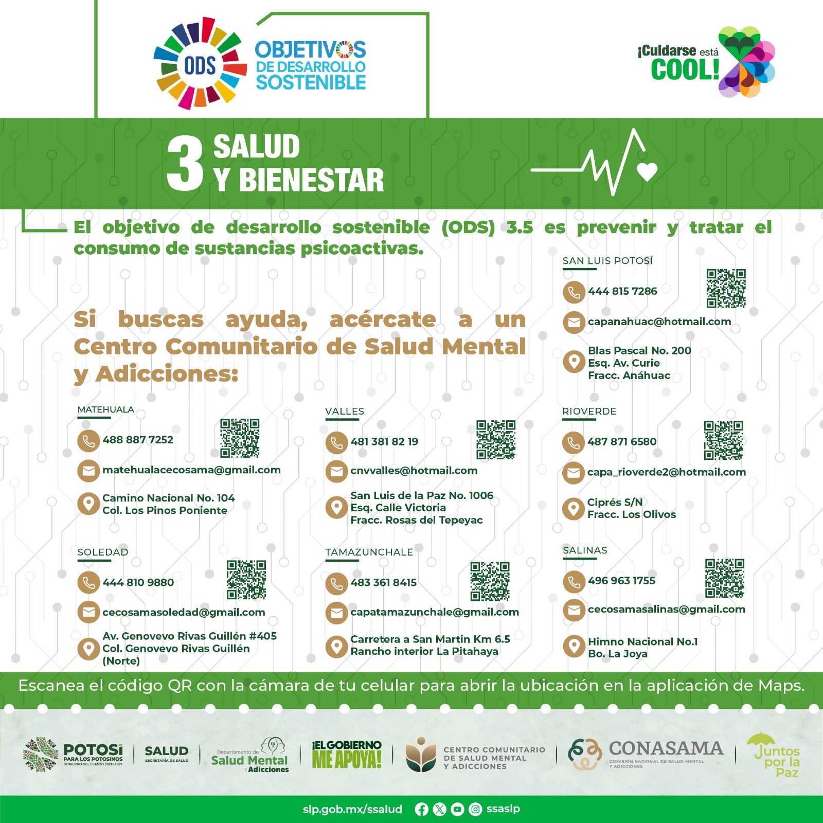 CECOSAMA, Es un espacio para la atención de personas con problemas de ...