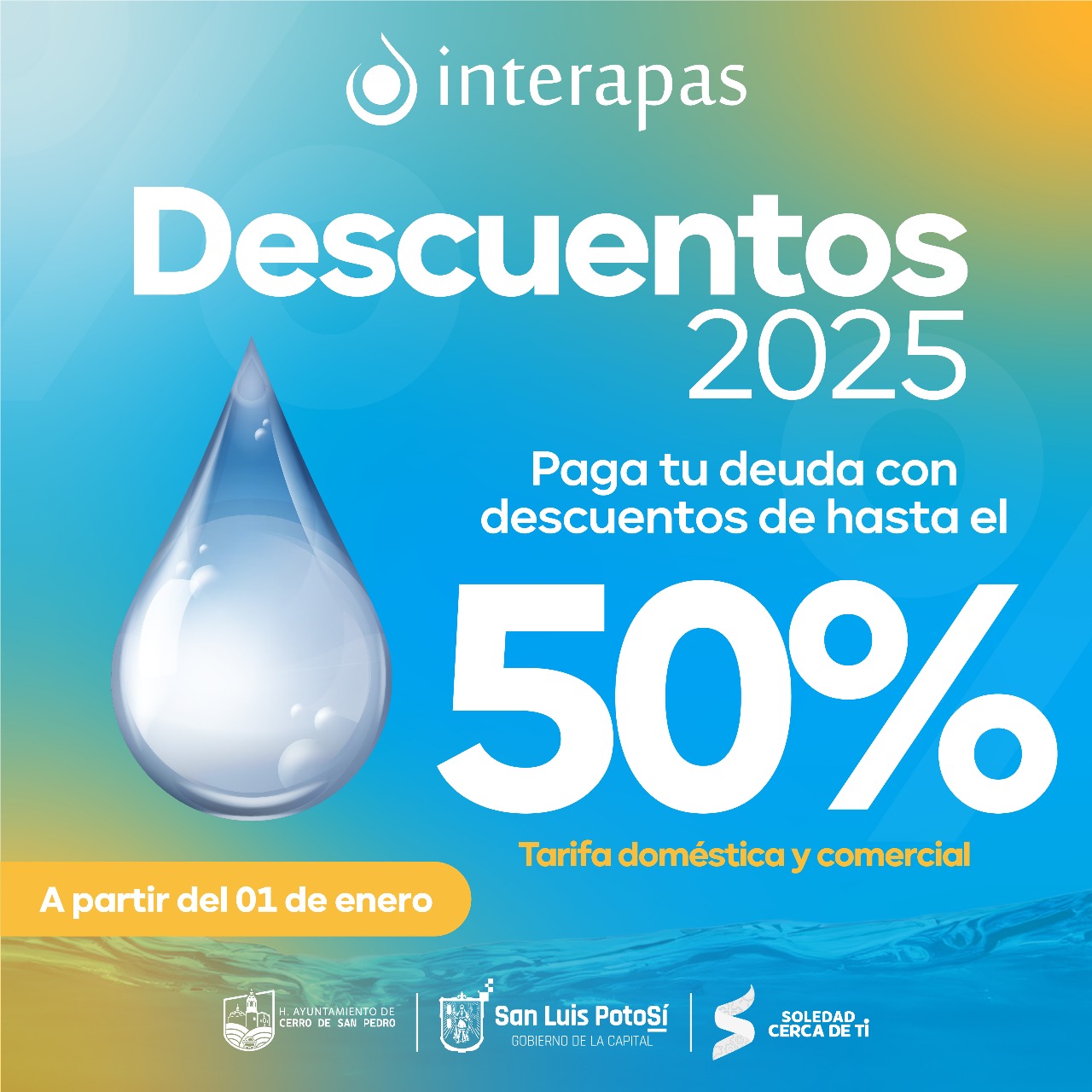Interapas lanza programa de descuentos para usuarios con adeudos en San ...